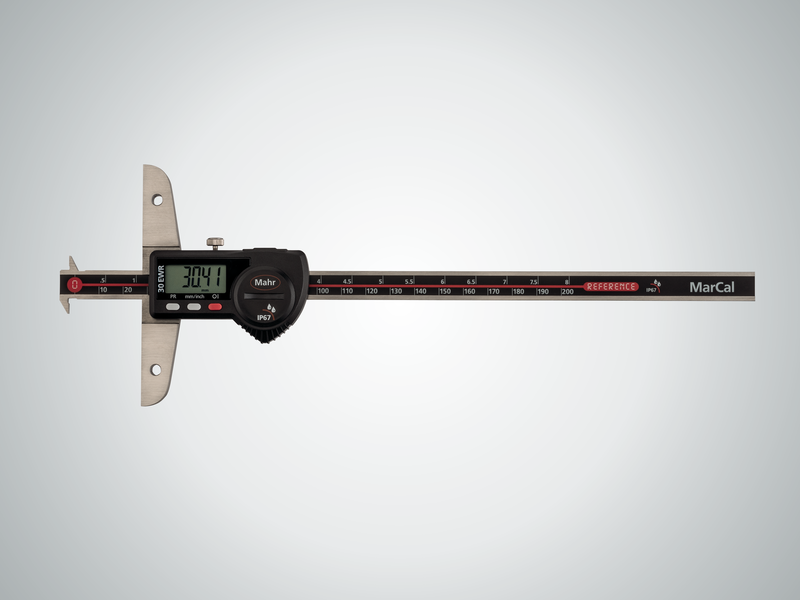 Mahr MarCal 30 EWR-D IP67 Digimatic Digital Depth Gauge: 0-200mm, 0-30 ...