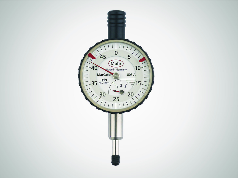 Mahr MarCator 803 A Small Dial Indicator - Range: 3mm ; Graduation 0.0 – engineering-gauge.co.uk