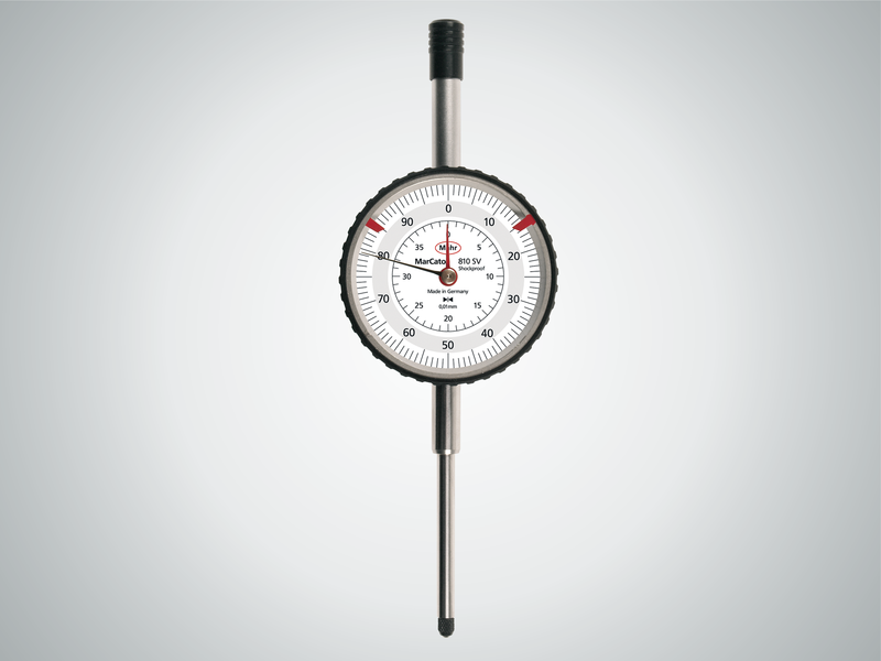 Mahr MarCator 810 SV Dial Indicator - Range: 40mm ; Graduation: 0.01mm ...